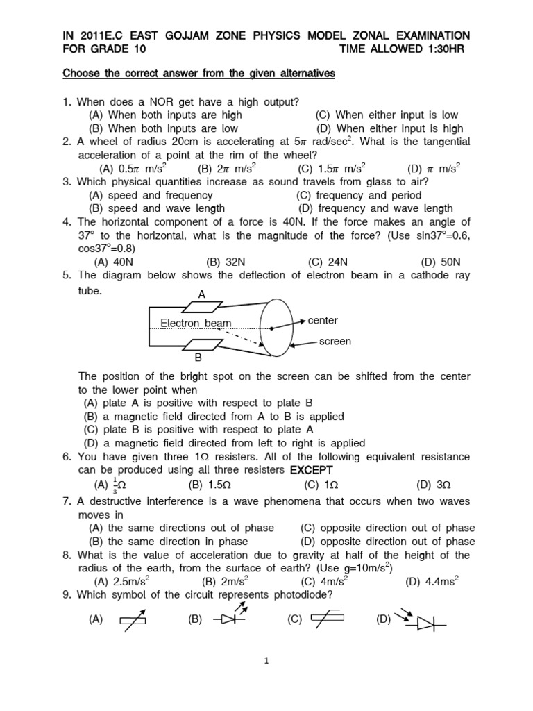 Physics Grade 10 | PDF | Force | Pressure Physics Grade 10 | PDF | Force | Pressure