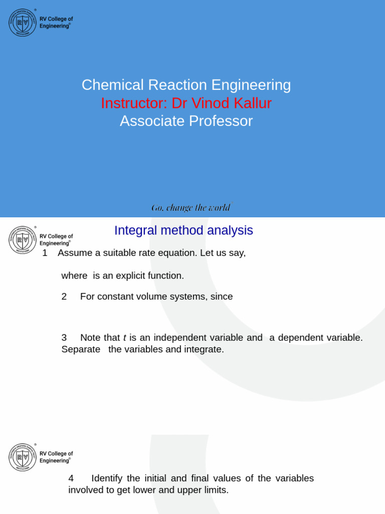 Integral Method | PDF | Teaching Methods & Materials