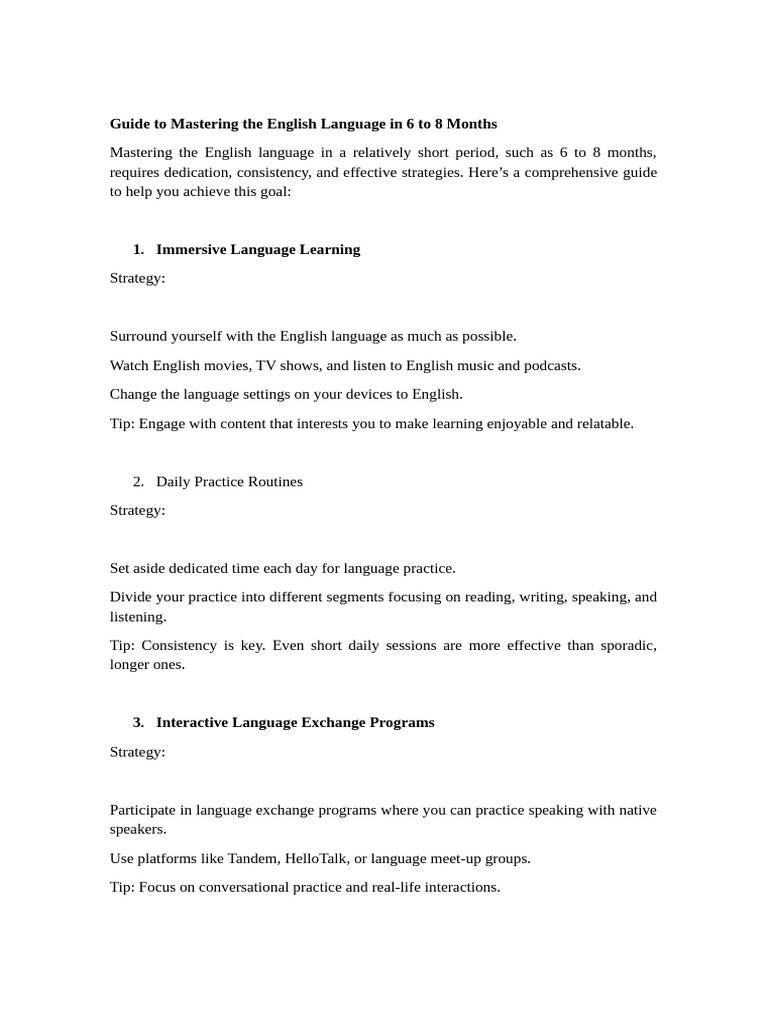 Guide to learn english | PDF | Vocabulary | English Language