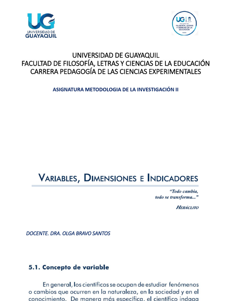 Varibles Dimenciones Indicadores | PDF