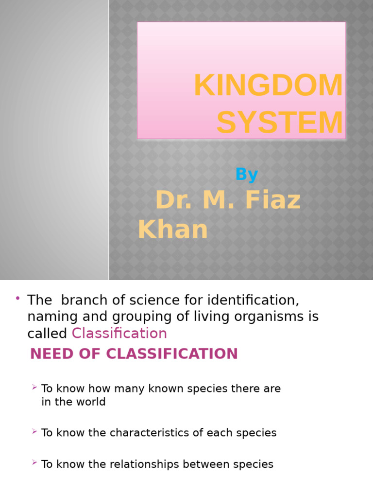 Taxonomy and Kingdom Classification | PDF | Leaf | Plants