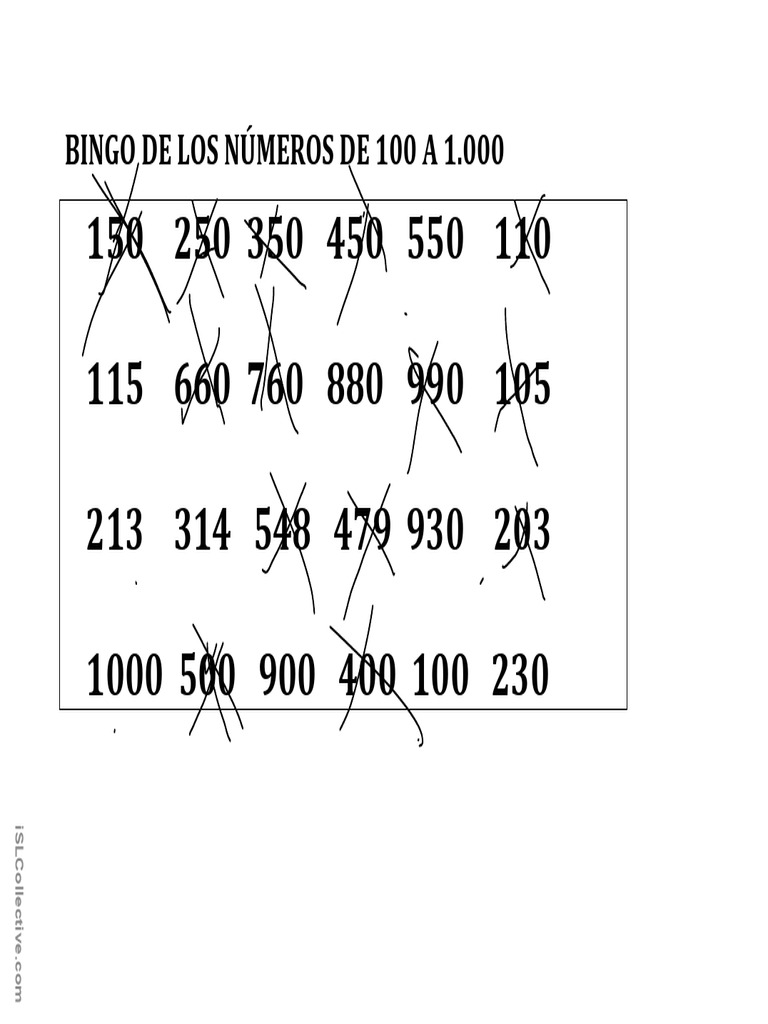 Bingo Números | PDF