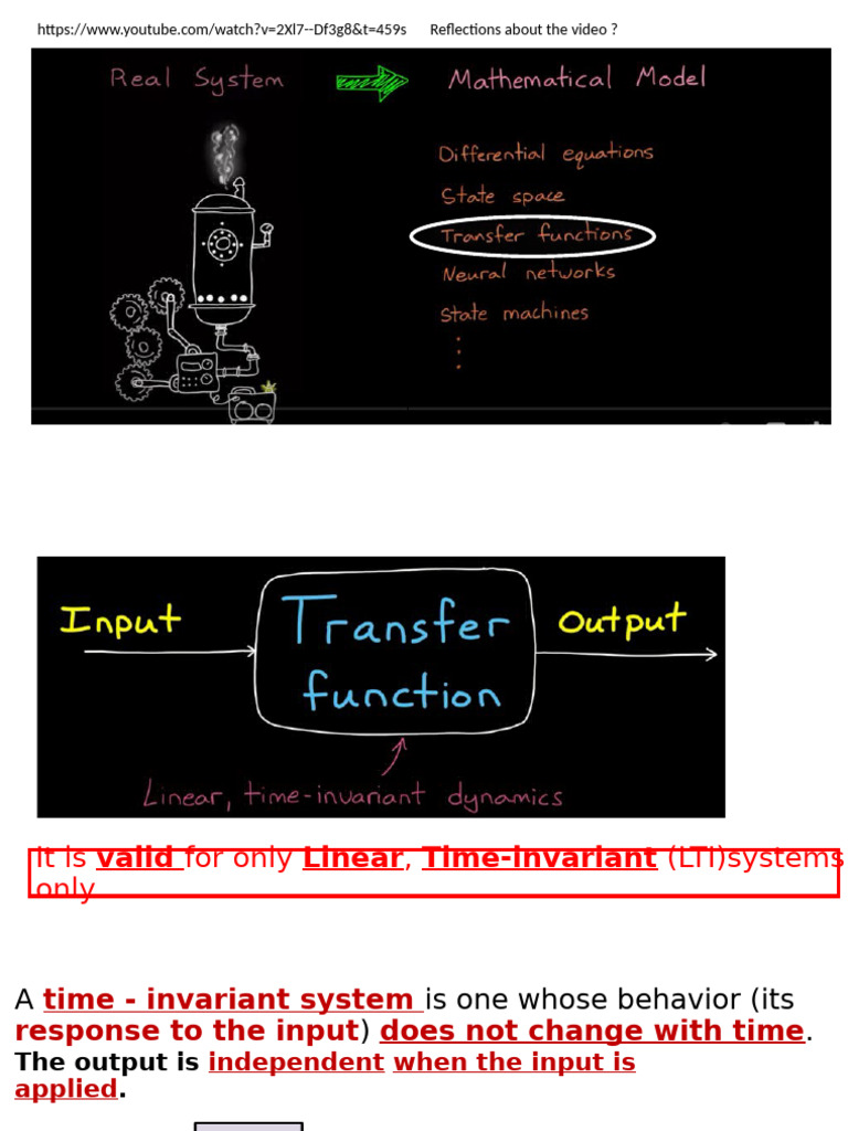 Transfer Function (Autosaved) | PDF | Zero Of A Function | Laplace Transform