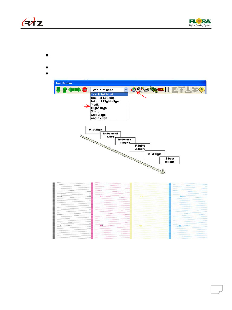 Flora - Manual - LJ3208P Alignment Instruction | PDF | Printer (Computing)