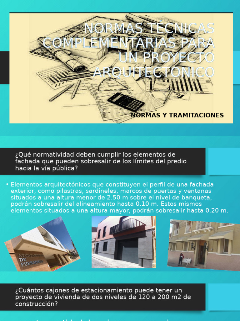 Normas Técnicas Complementarias para Un Proyecto Arquitectonico | PDF | Hogar, jardinería y ...