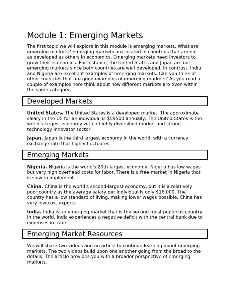 BUS6100_ Global Business_Module 1 | PDF | Innovation | Sustainability