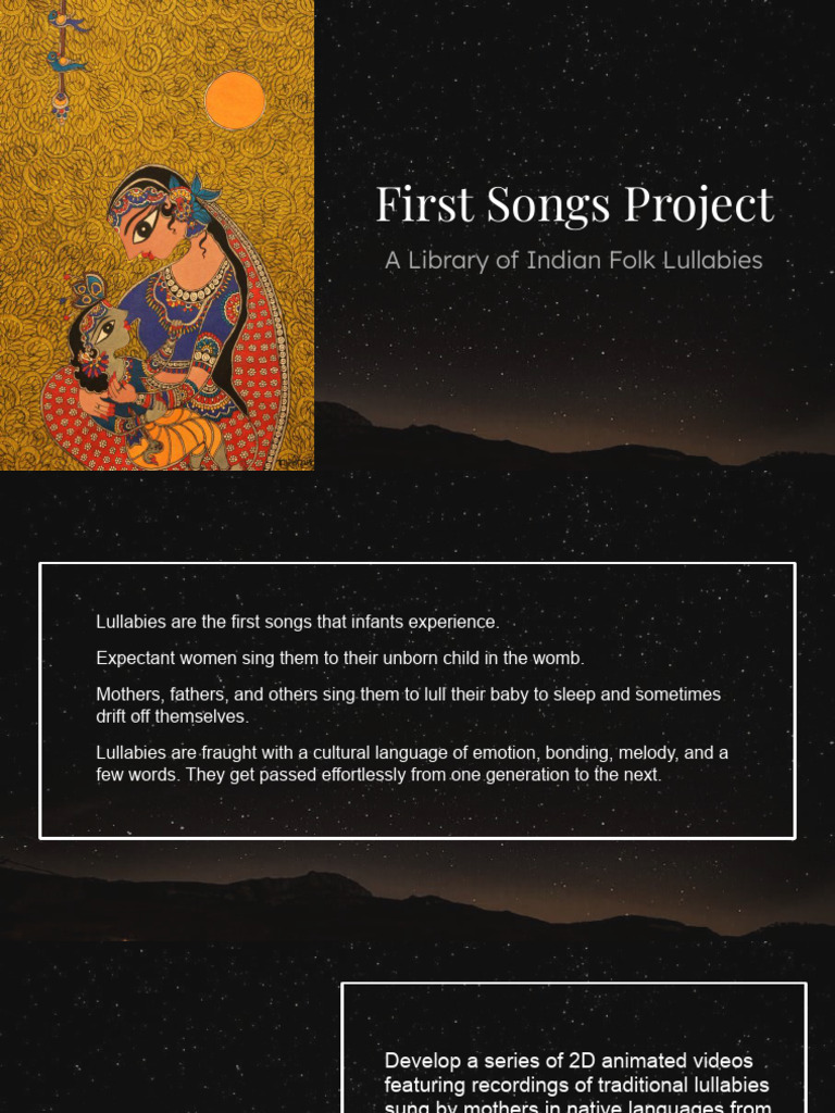 First Songs Creative Brief | PDF | Lullabies | Typography