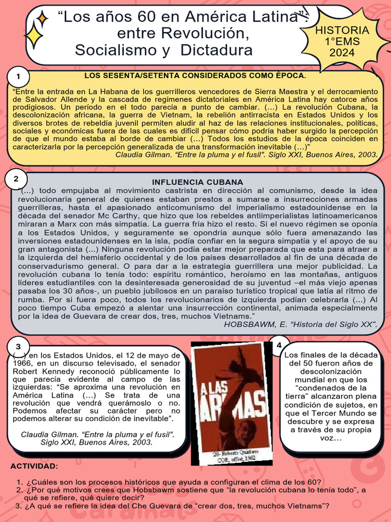 Los Anos 60 en America Latina | PDF | Cuba | Revolución cubana