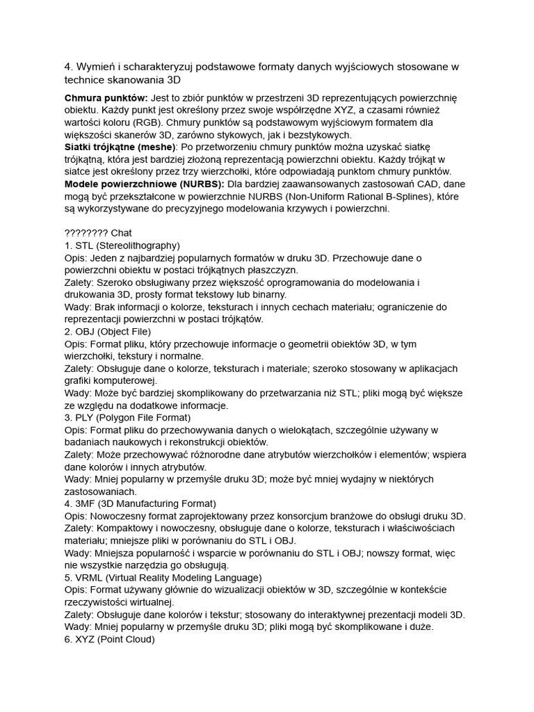 Zaawansowane Modelowanie (W) - cz3 | PDF