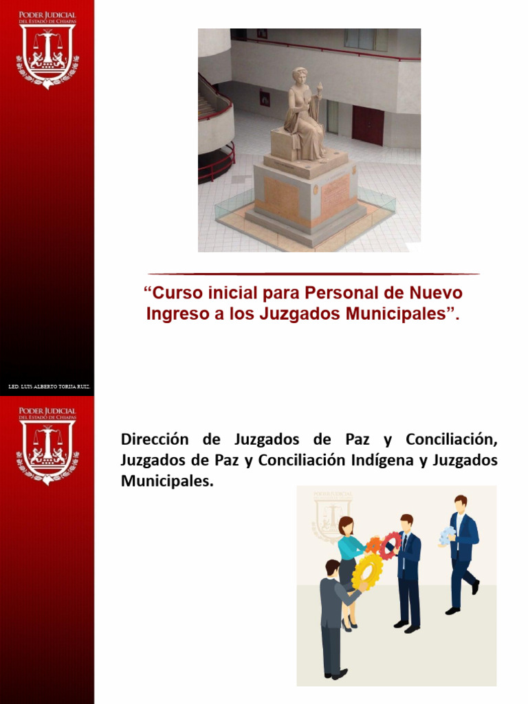 Curso - Induccion - Agosto 2024 | PDF | Instituciones sociales | Justicia