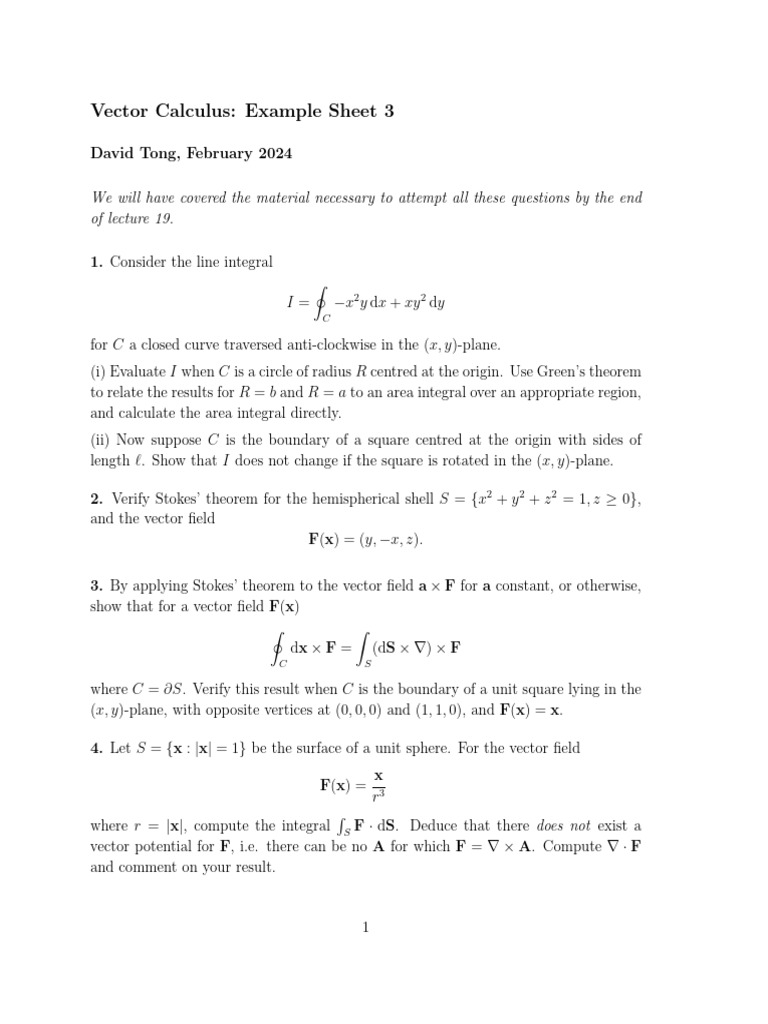 VFC 3 | PDF | Sphere | Mathematical Analysis