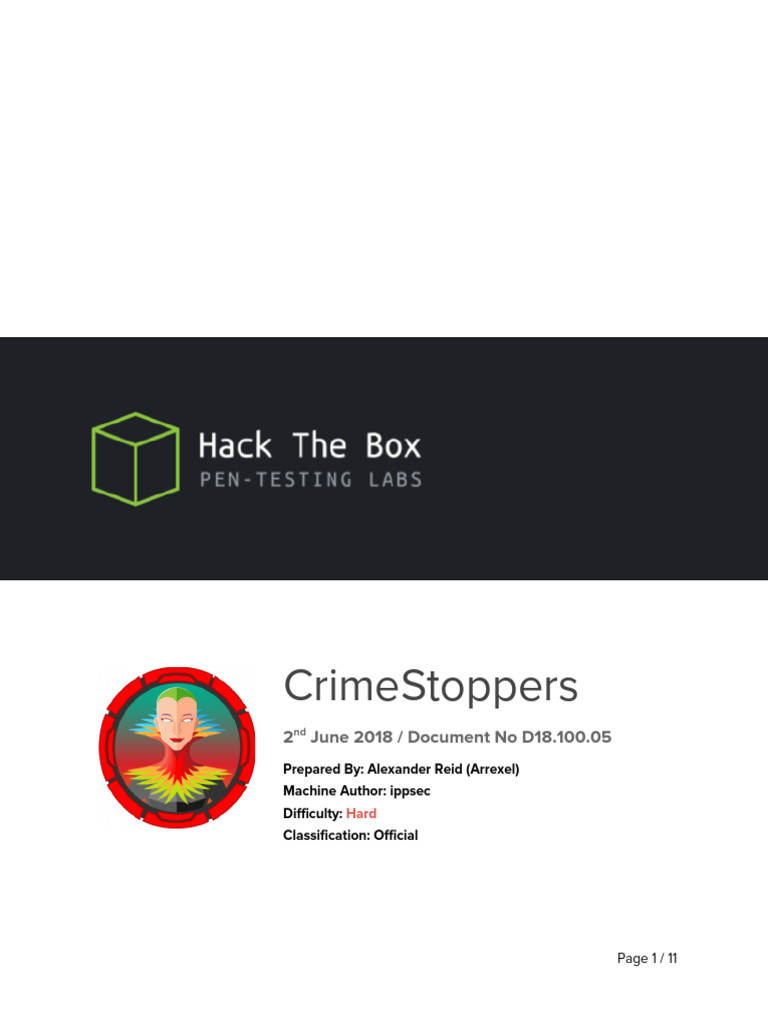 CrimeStoppers: Hard PHP Exploit Guide | PDF | Php | Networking