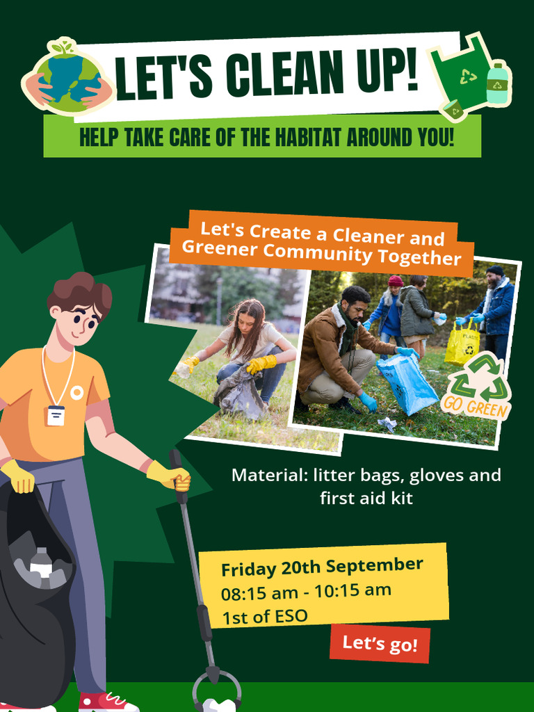 Clean Up Activity 1st ESO 24_25 | PDF