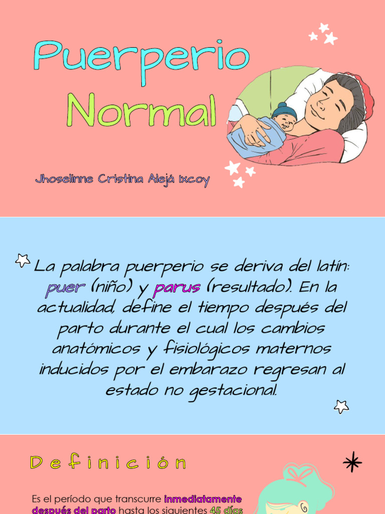 Puerperio Normal | PDF | Periodo posparto | Parto