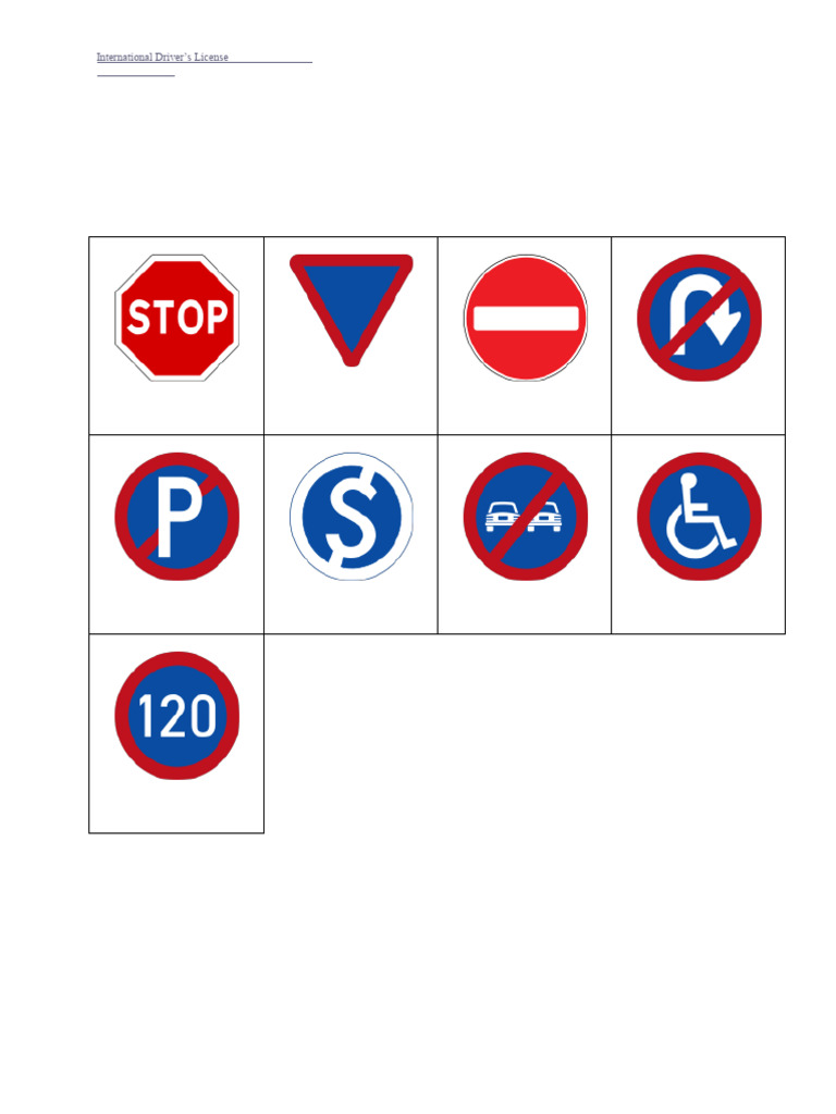 Botswana Road Traffic Signs Guide | PDF