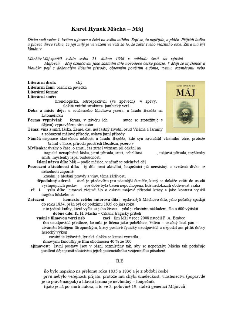 Máj - Mácha | PDF