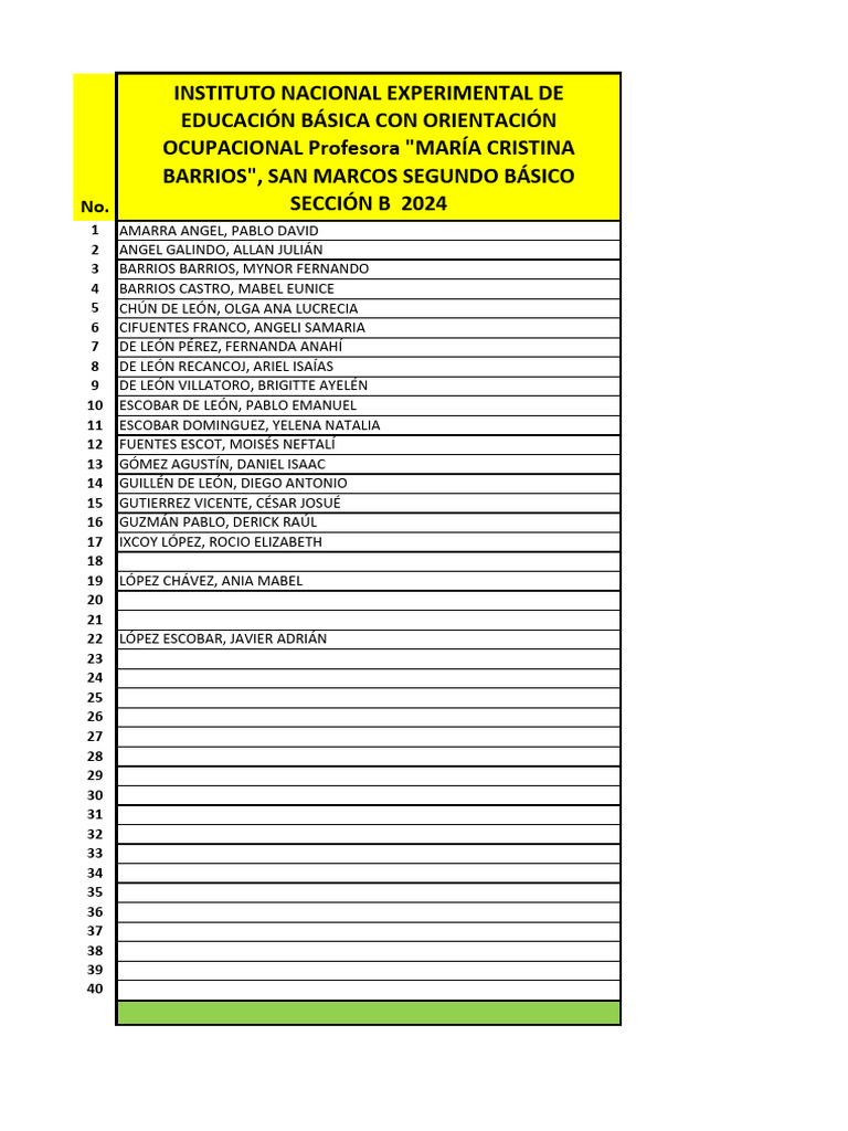 2024 SEGUNDO B | PDF