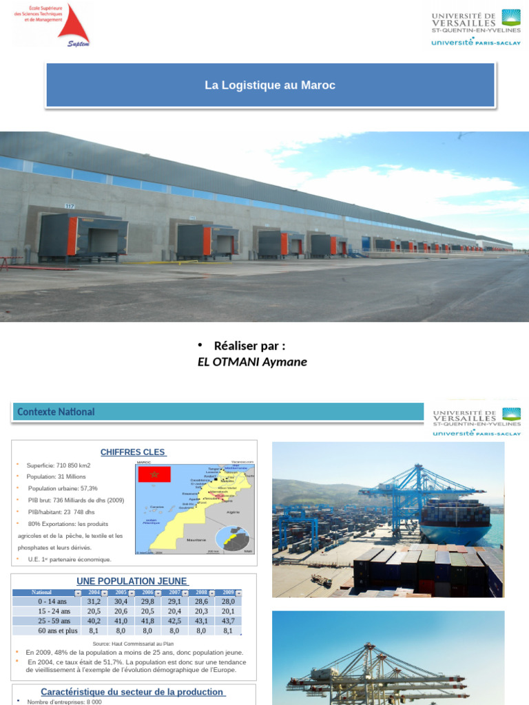 La Logistique Au Maroc VER Enesma 2 | PDF | Maroc | Logistique