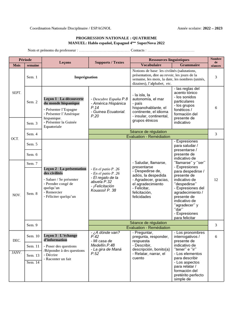 Progression 4è Supernova | PDF | Lingüística