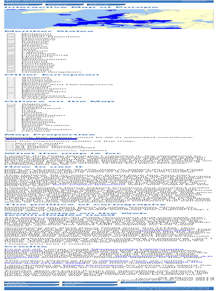 Interactive Map of Europe | PDF | European Union | European Economic Area