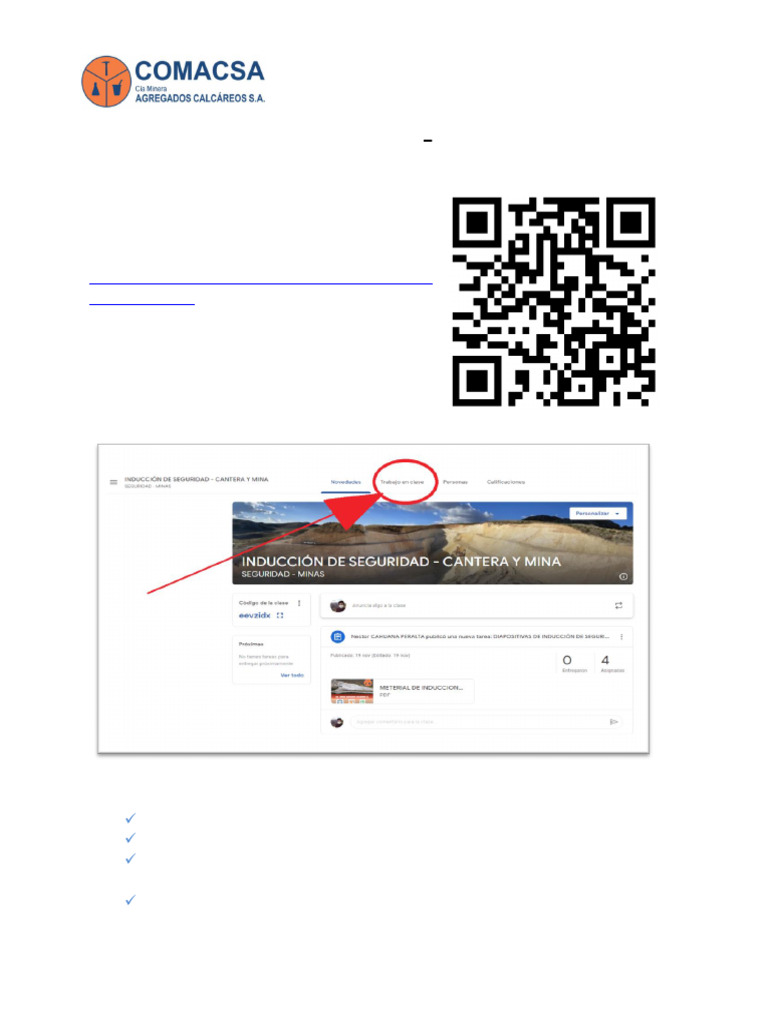 Guia Rapida para Uso de Classroom v. 02 - Share | PDF