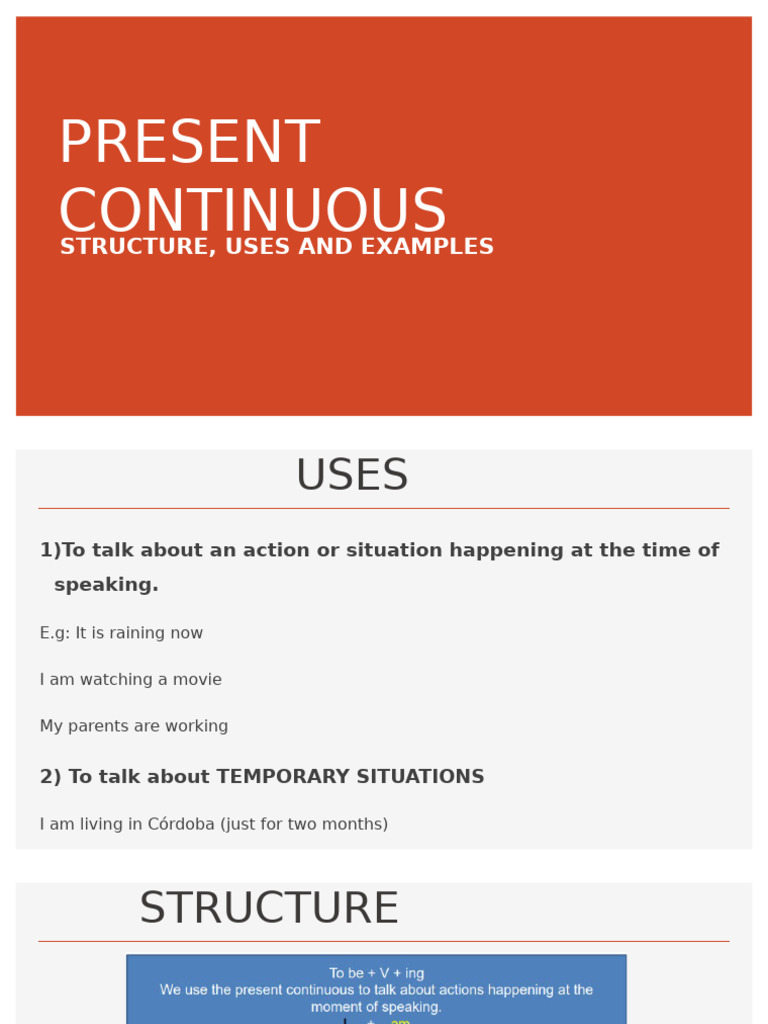 PPP Present Continuous | PDF