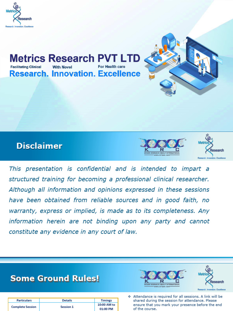 Clinical Research Training Overview | PDF | Phases Of Clinical Research ...