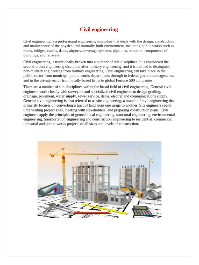 Civil Engineering | PDF
