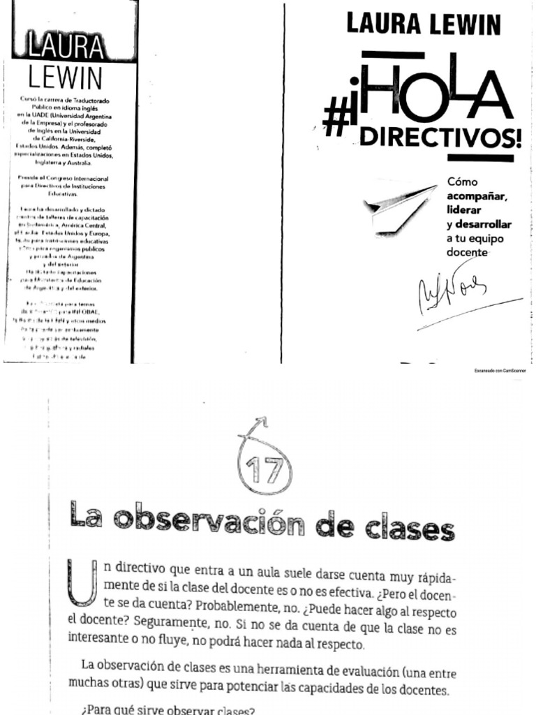 Hola Directivos!! Laura Lewin | PDF