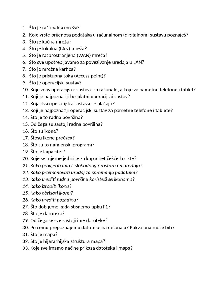 Što Je Operacijski Sustav | PDF