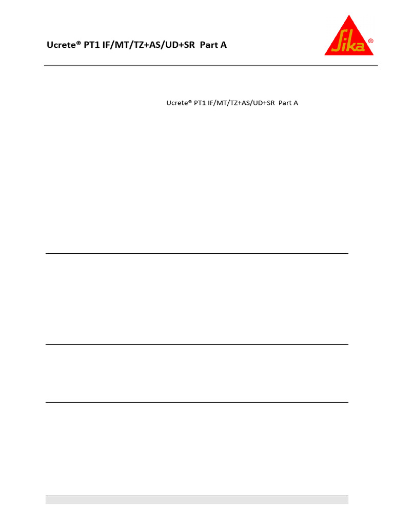 HS Sika Ucrete Parte 1 | PDF | Química