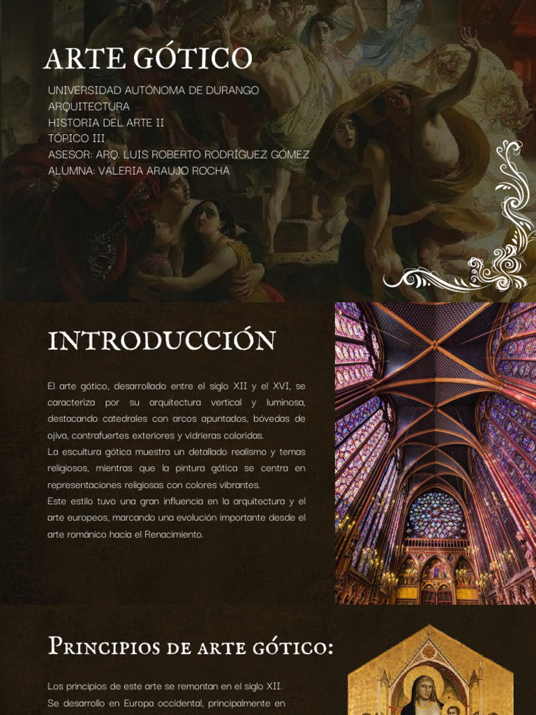 Arte Gotico | PDF | Arquitectura gótica | Pinturas