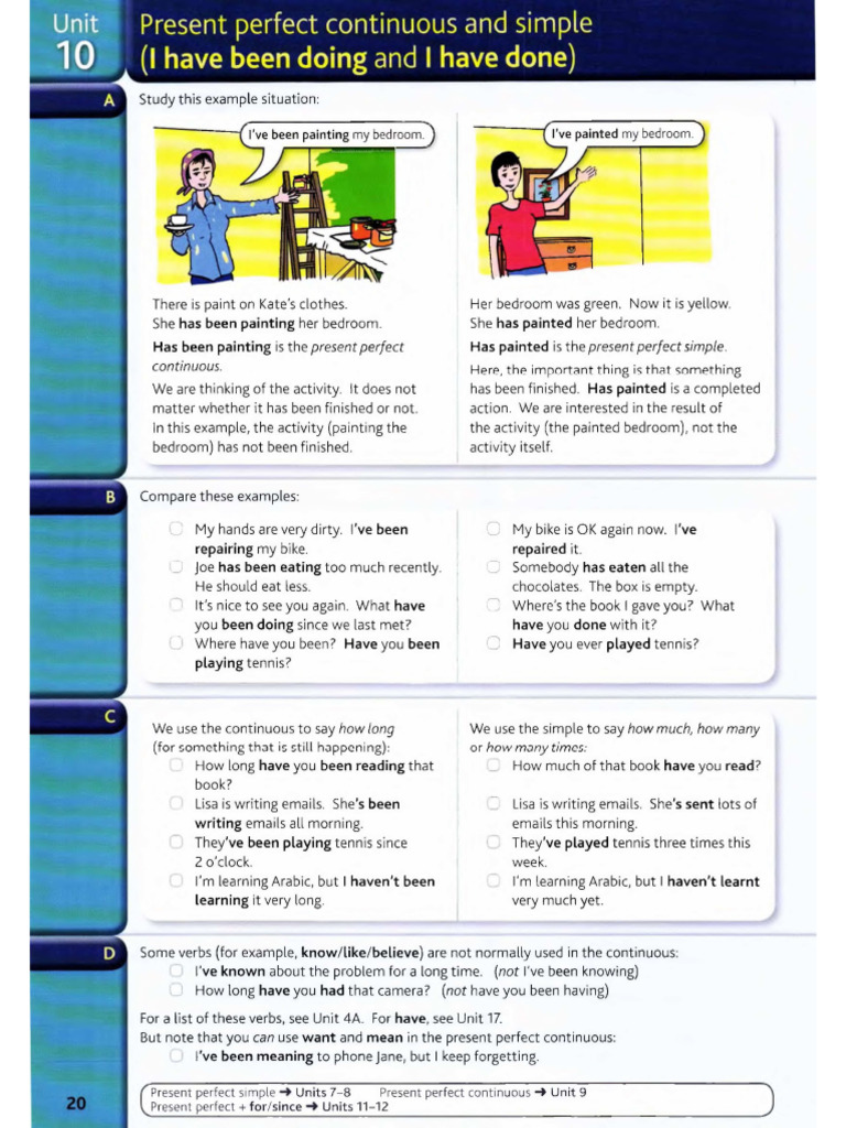 Present perfect explanation cambridge | PDF