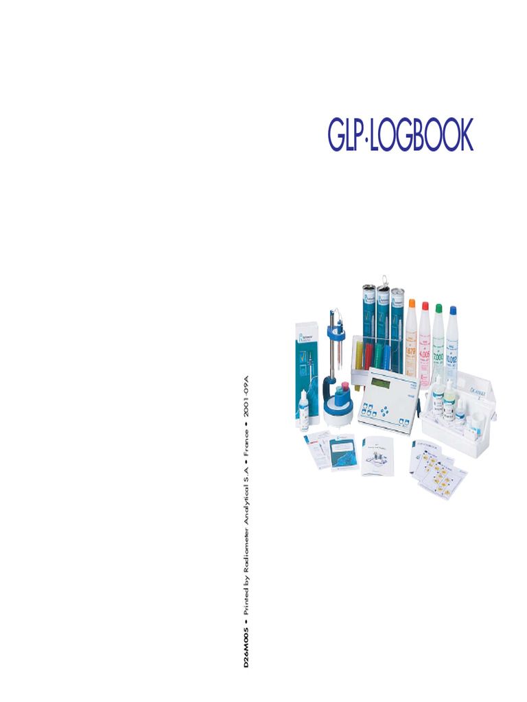 D26M005 GLP Logbook | PDF | Ph | Physical Chemistry