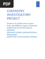 Class 12th Chemistry Project On Investigatory Test On Guava | PDF ...