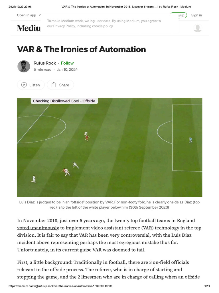 VAR & The Ironies of Automation. in Nov.. | PDF