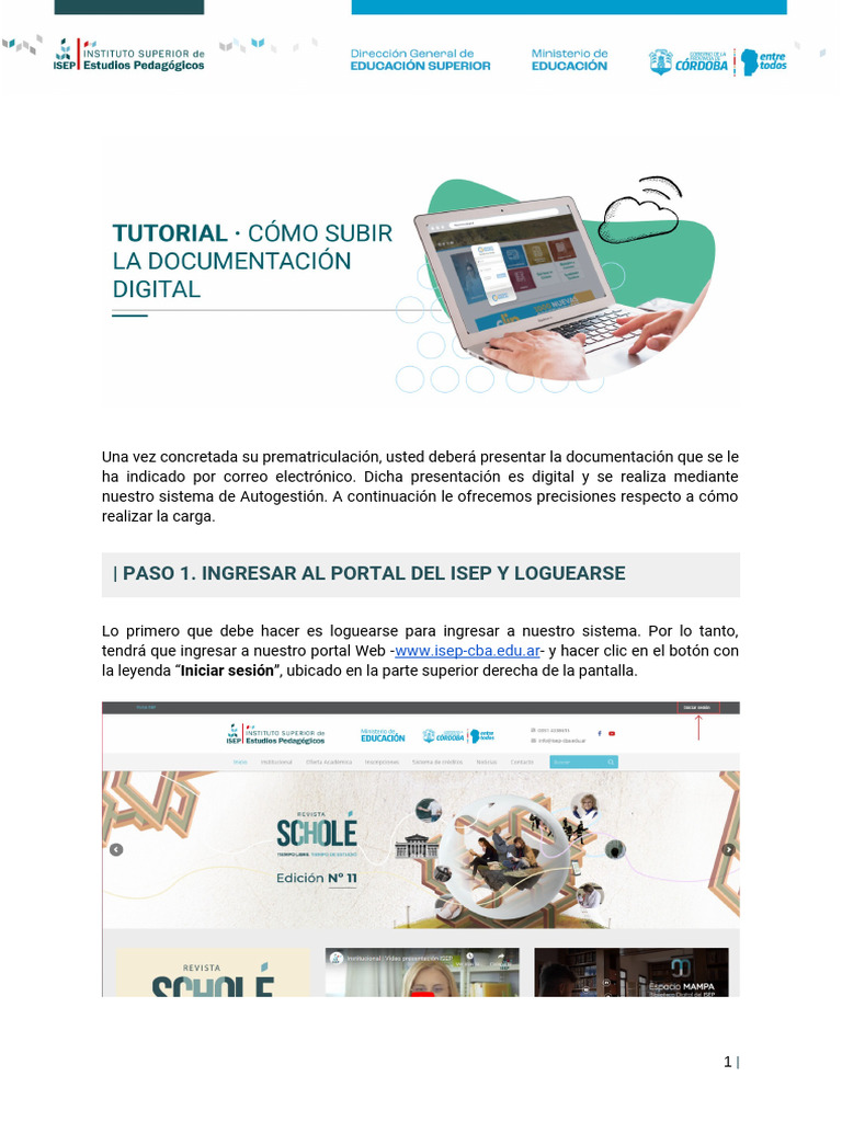 Tutorial - Subir La Documentación Digital | PDF | Crecimiento personal ...