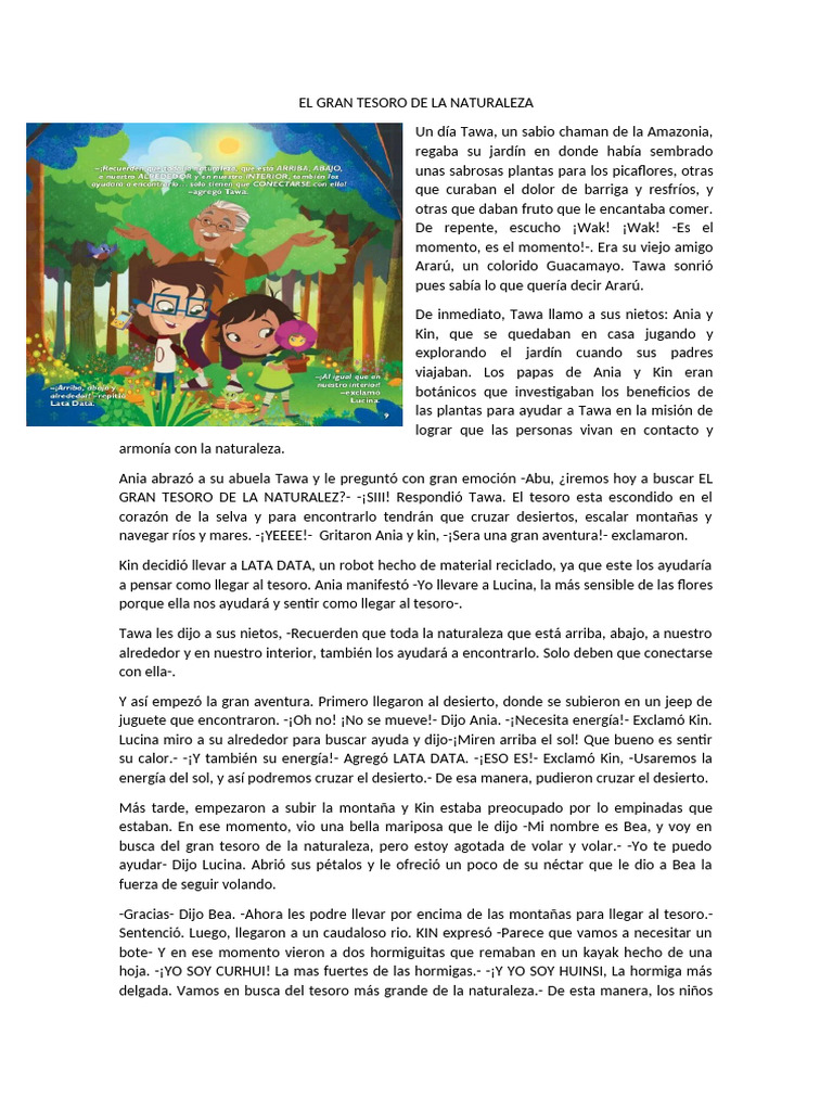 El Gran Tesoro de La Naturaleza | PDF