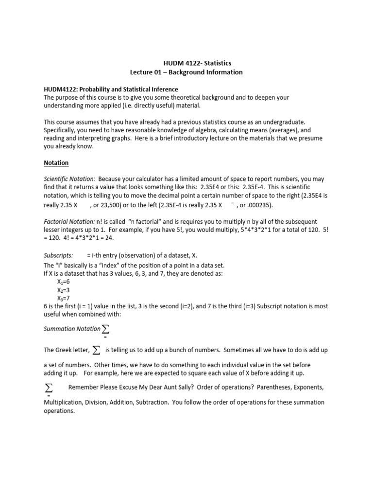 Stats-lec01 | PDF | Level Of Measurement | Statistics
