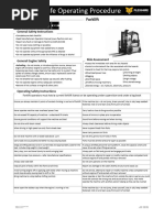 Reach Truck Operator Safety Guidelines | PDF | Safety | Truck