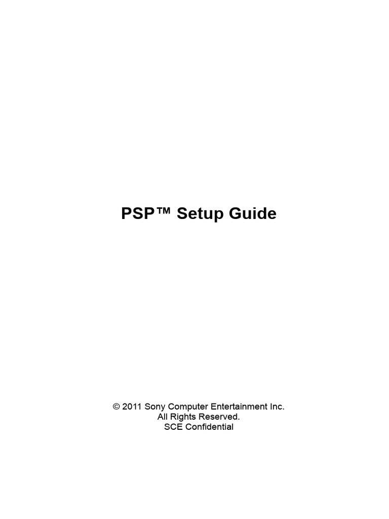 PSP Setup Guide-English | PDF | Integrated Development Environment ...