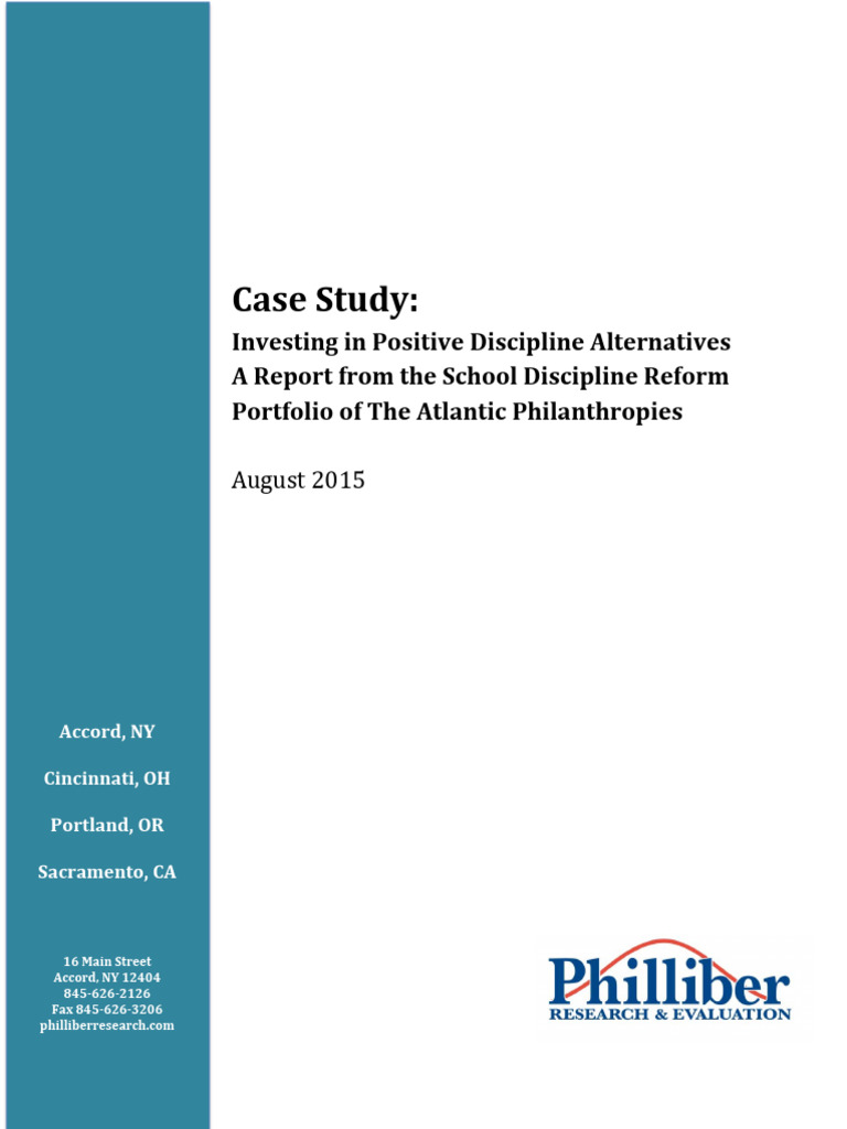 Case-Study-Positive-Alternatives | PDF | Restorative Justice | Teachers