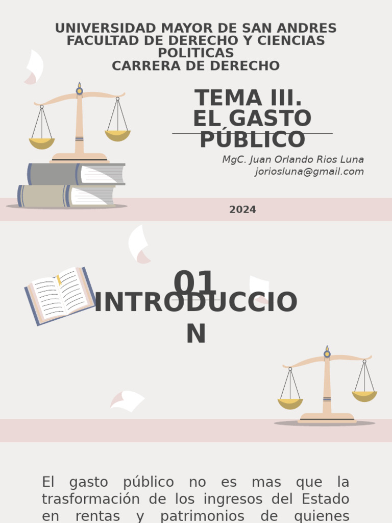 Clasificación del Gasto Público | PDF | Presupuesto | Gastos ...