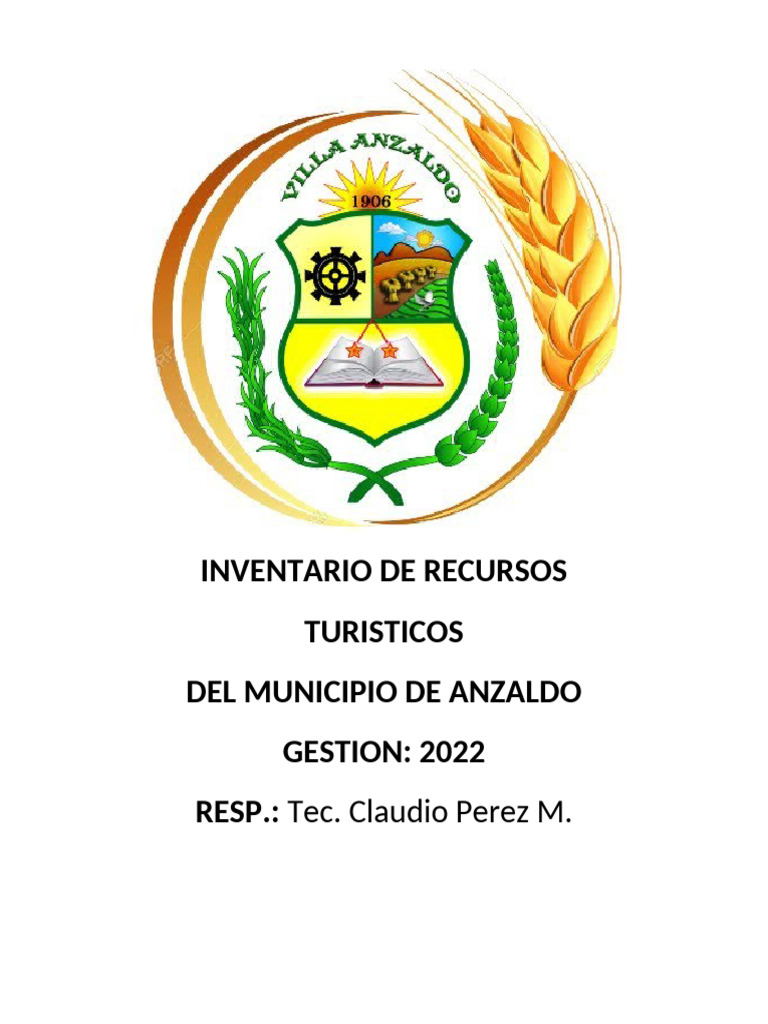 Inventario de Recursos Turisticos 2022 | PDF | Patrimonio cultural ...