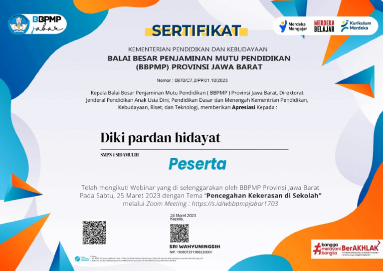 Cert-Diki Pardan Hidayat | PDF | Computers