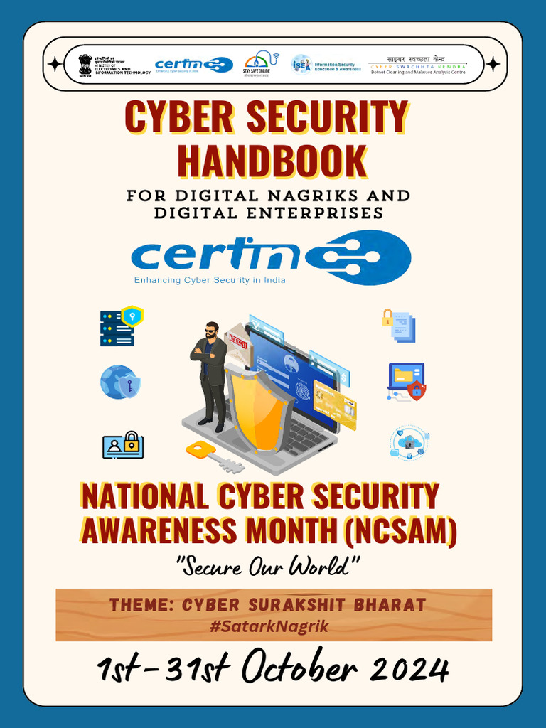 Cyber Security Handbook by CERTIn 2024 | PDF | Security | Computer Security