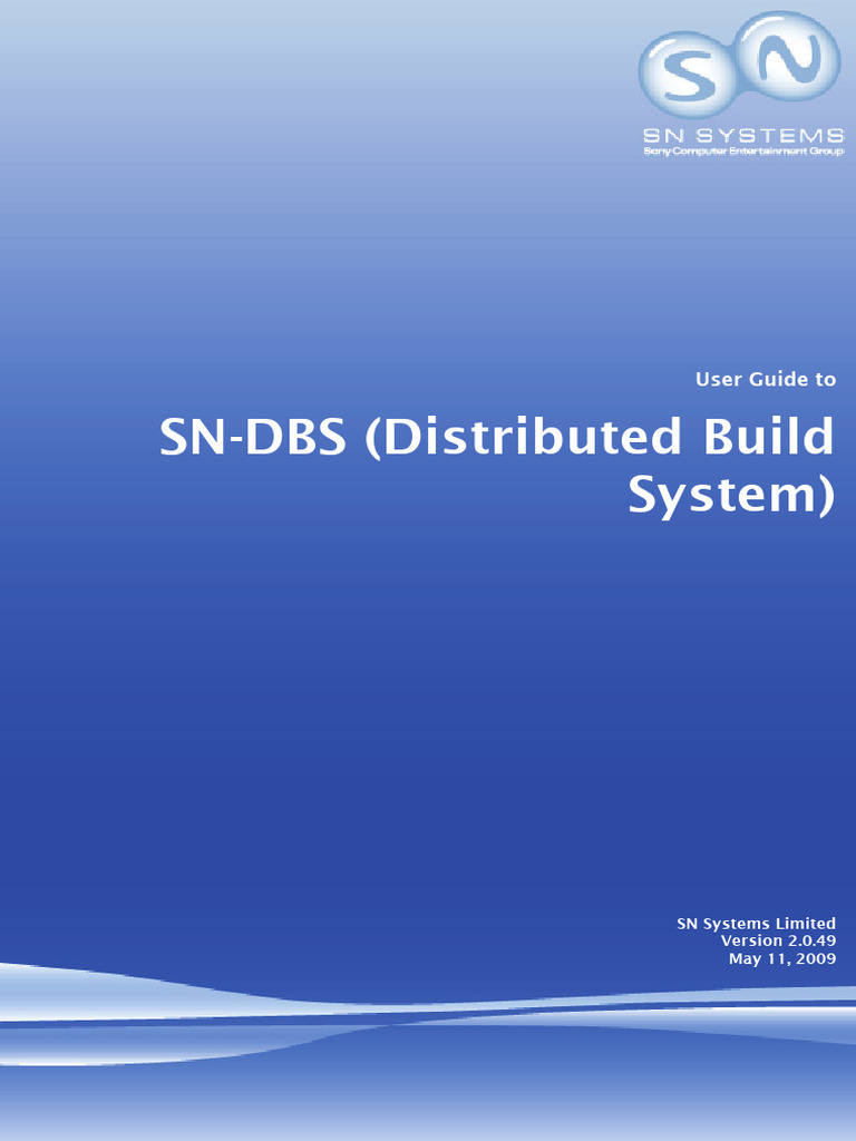 SN-DBS-E | PDF | Installation (Computer Programs) | Command Line Interface