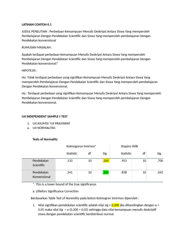 Latihan Contoh 6 TGL 19-10 | PDF