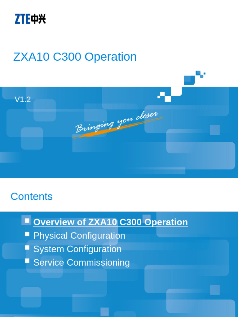 07 Po - Oc002 - E01 - 1 Zxa10 c300 (v1.2) Gpon Operation (Cli) 50p | PDF | Network Switch ...