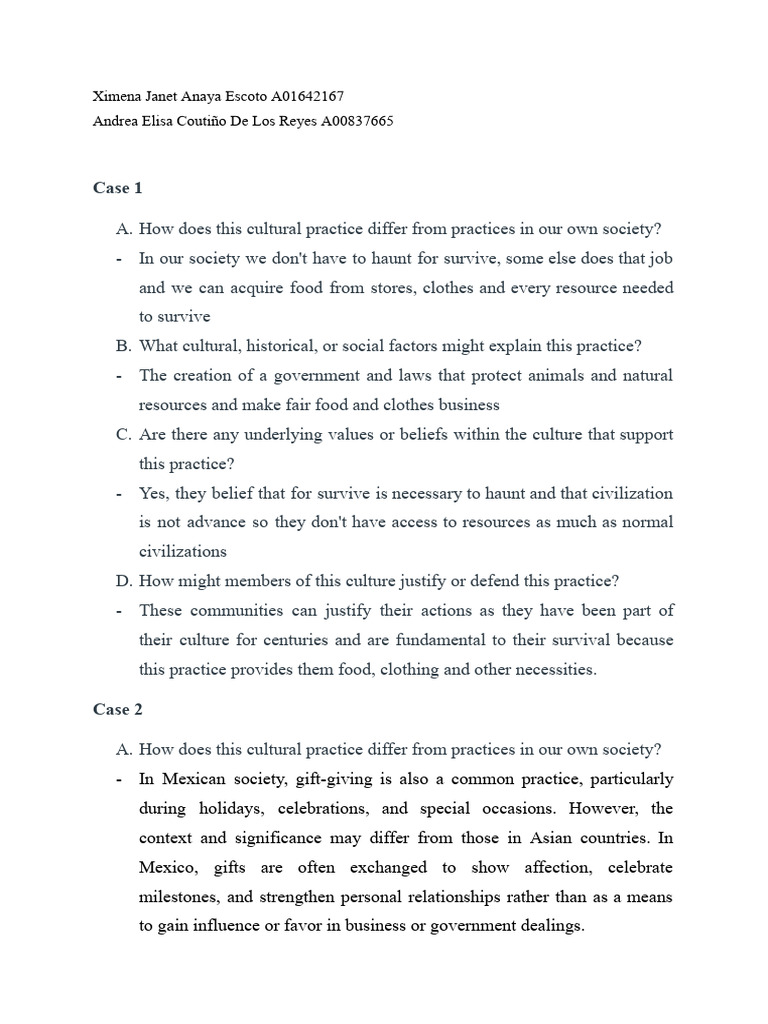 Activity 3a - Cultural Relativism | PDF | Group Cohesiveness | Liberal ...